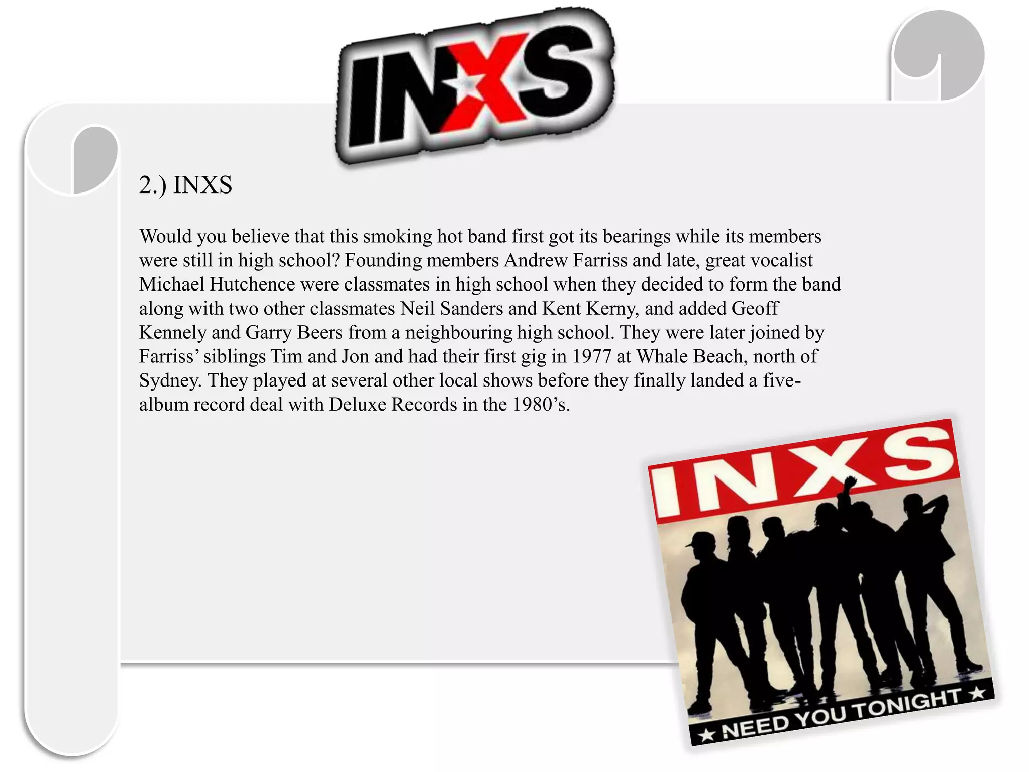 Top 5 australian rock bands | PPTX