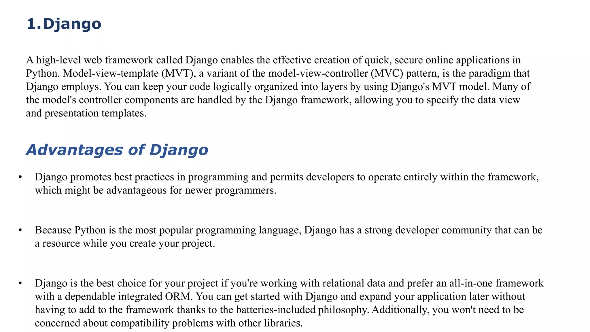 Top 5 backend frameworks for web development in.pptx
