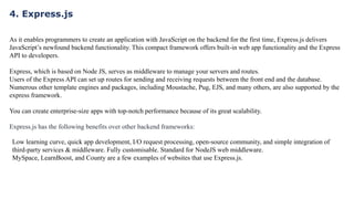 Top 5 backend frameworks for web development in.pptx