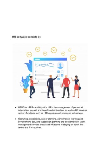 Top 5 Benefits Of Using HR Software | PDF