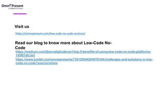 Top 5 Benefits of Using Low Code No Code Platforms.pptx