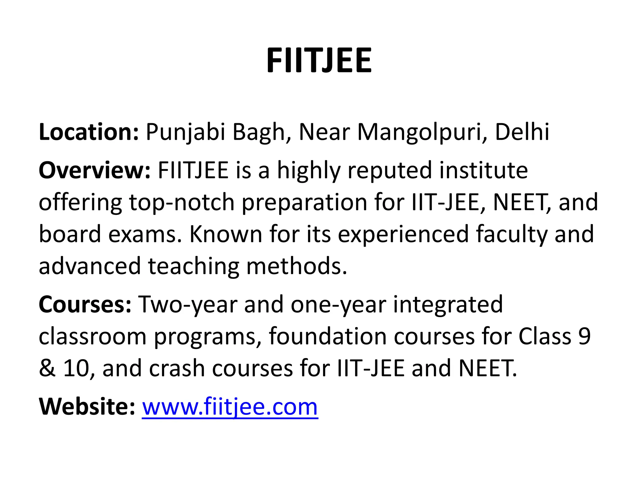 Top 5 Best NEET IIT-JEE CBSE Coaching Centers in Mangolpuri Delhi.pdf