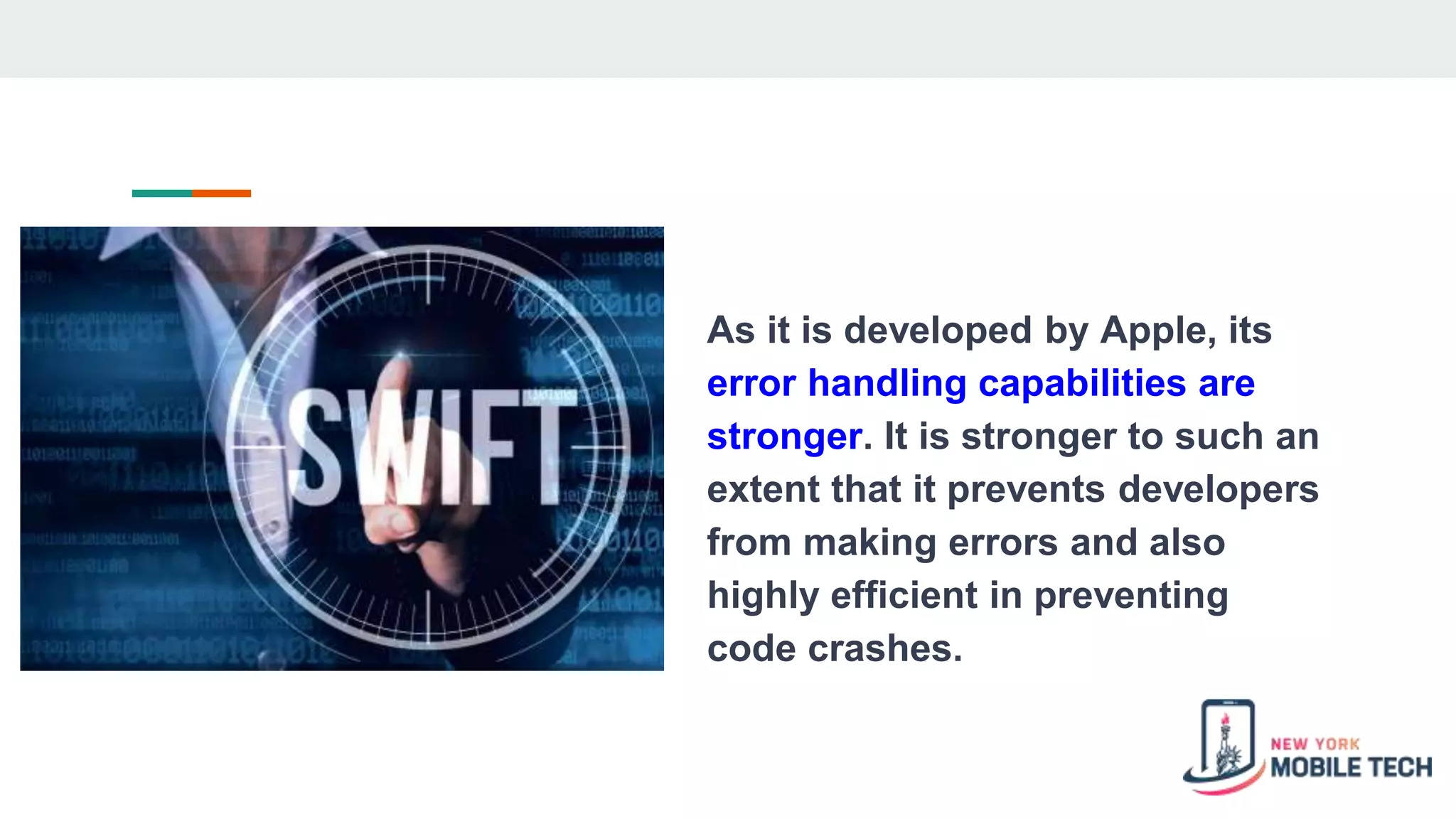 Top 5 Biggest Advantages of Swift. | PPTX