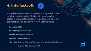 Top 5 Blockchain Development Companies in USA (PPT).pptx | Internet | Computing