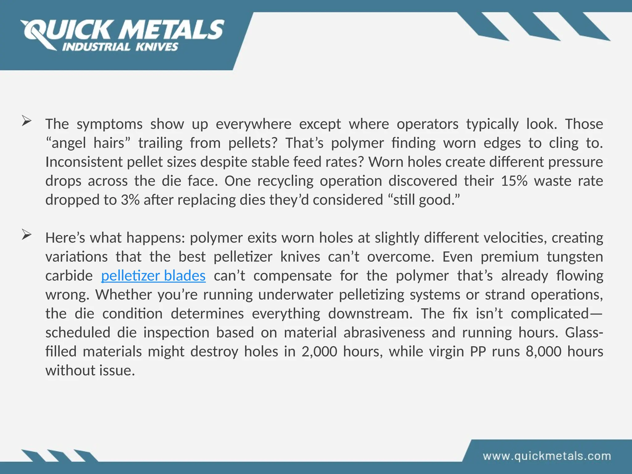 Top 5 causes of poor pellet formation – and how dies may be to blame | PPTX