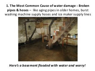 Top 5 causes of water damage in the home . . . and what to do to ...