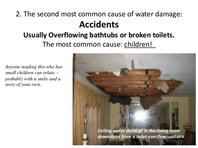 Top 5 causes of water damage in the home . . . and what to do to ...