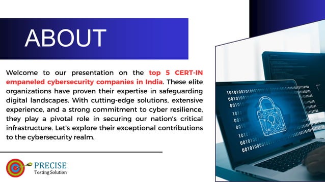 Top 5 CERT-IN Empaneled Cybersecurity Companies in India.pptx