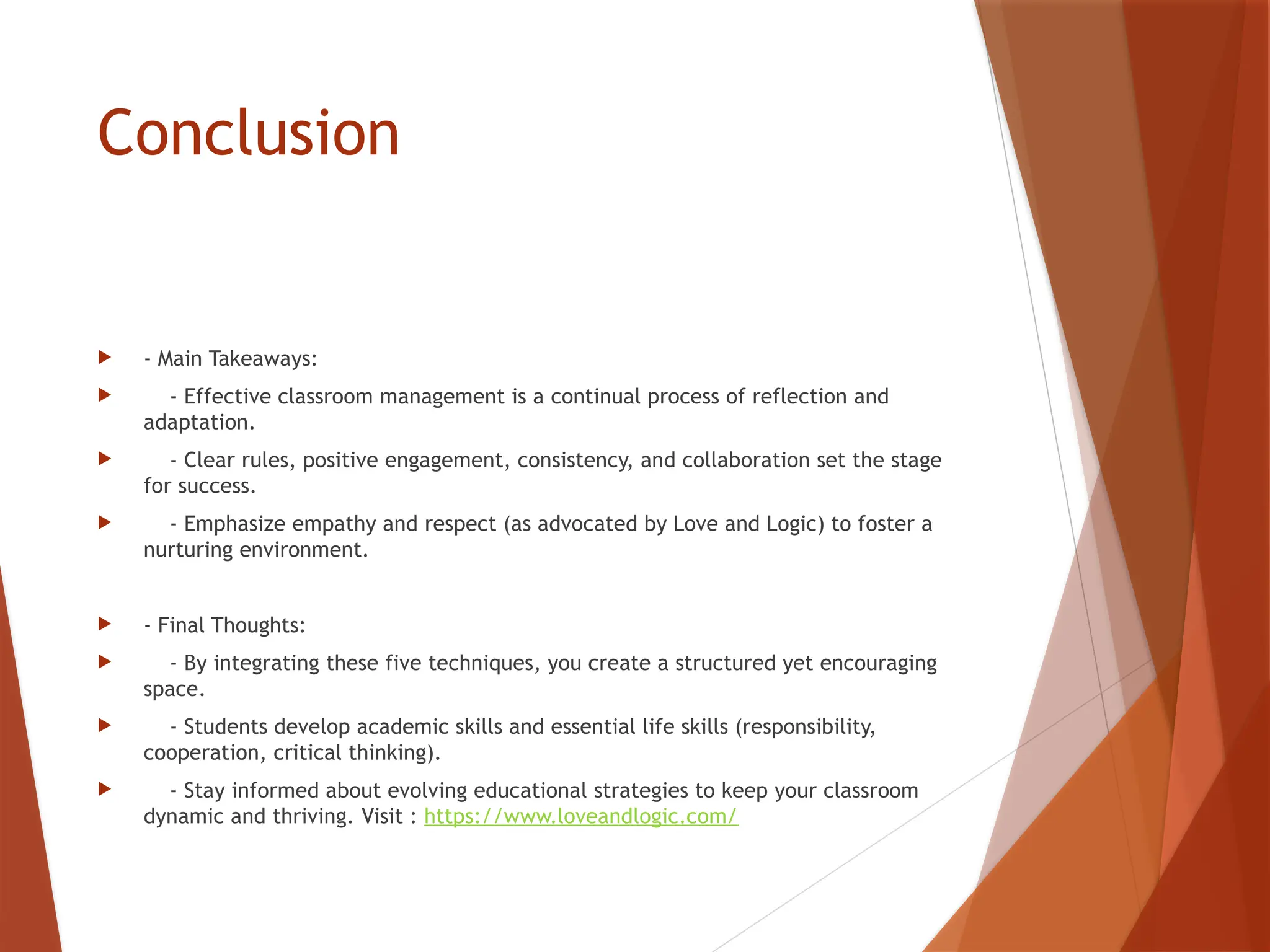 Top 5 Classroom Management Techniques for Effective Learning.pptx