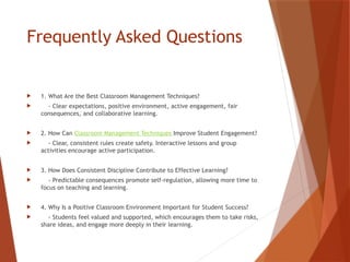 Top 5 Classroom Management Techniques for Effective Learning.pptx