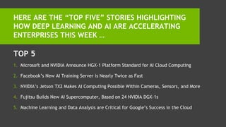 Top 5 Deep Learning and AI Stories 3/9 | PPT