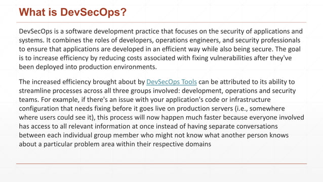 Top 5 DevSecOps Tools- You Need to Know About | PPT