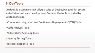 Top 5 DevSecOps Tools- You Need to Know About | PPT