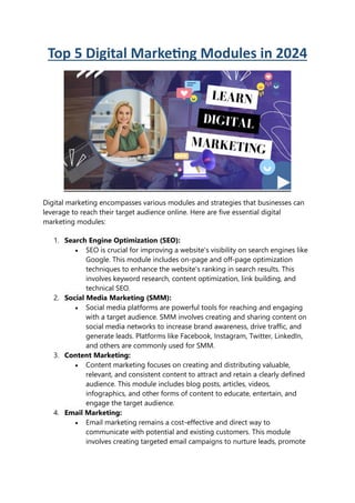 Top 5 Digital Marketing Modules in 2024.pdf