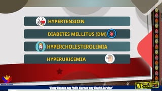 TOP 5 DISEASES-Hypercholesterolemia, HPN, T2DM, Hyperuricemia and Fatty ...