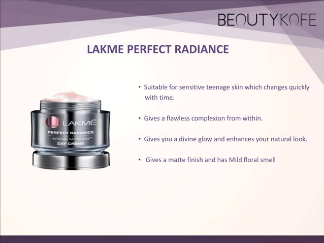 Top 5 Fairness Products for Teens | PPTX | Skin Care | Beauty