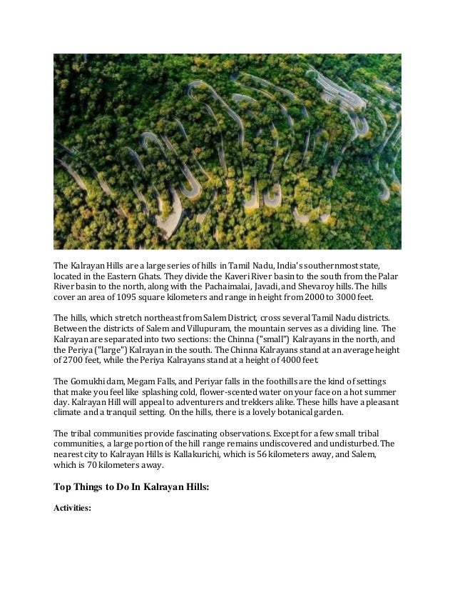Top 5 Famous Hill Station In TamilNadu.docx