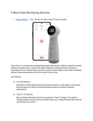 Top 5 Fetal doppler for pregnancy monitoring in 2024.pdf