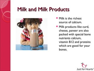 Top 5 foods for strong bones | PPT