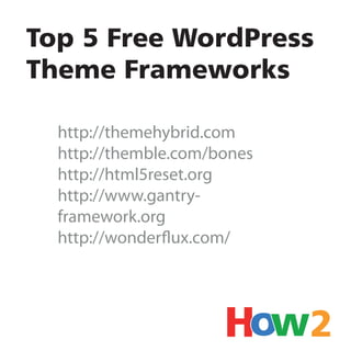 Top 5 free word press theme frameworks | PDF