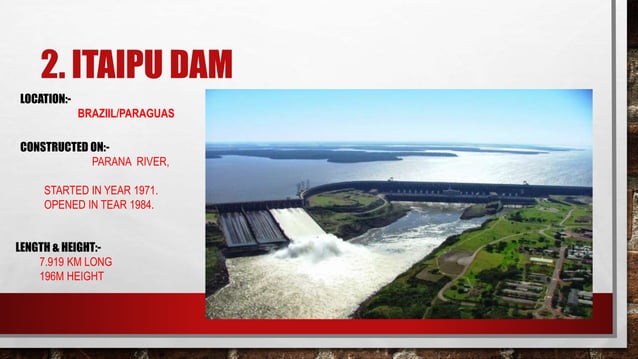 Top 5 hydraulic dams | PPT