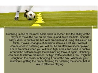 Top 5 important soccer skills you need to know | PPT