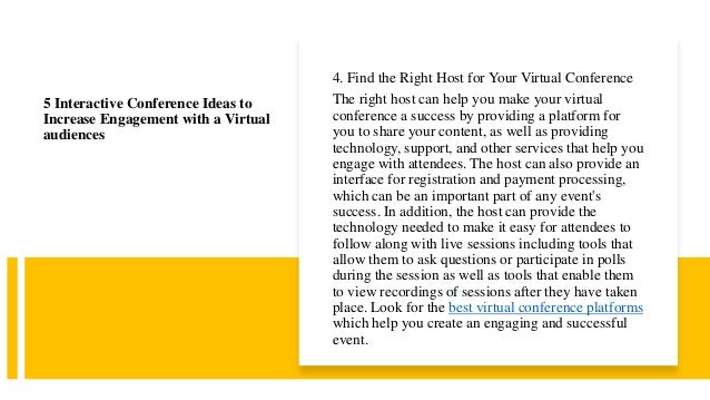 Top 5 Interactive Conference Ideas | PPT