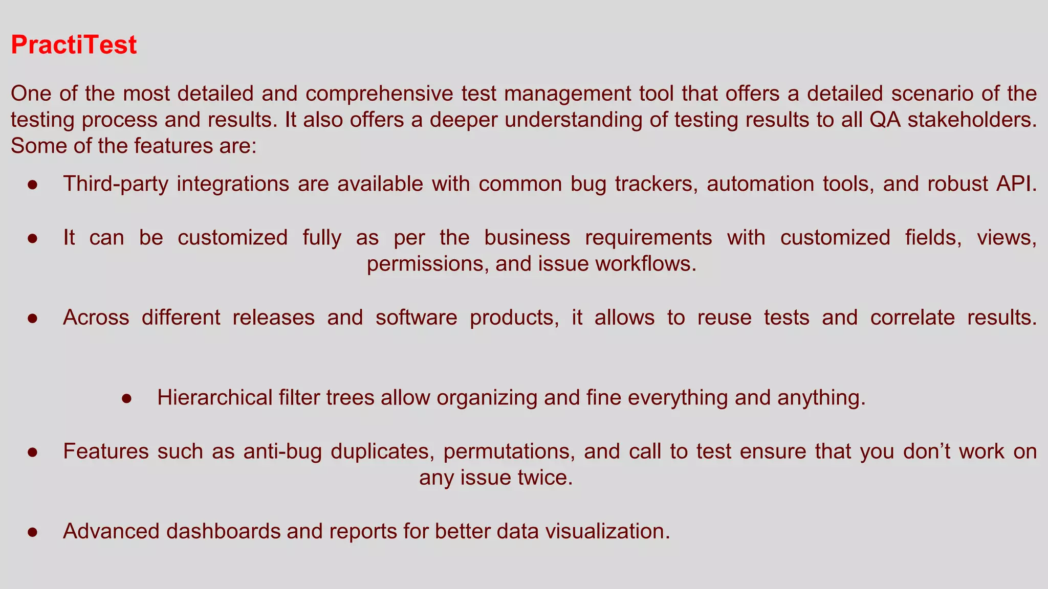 Top 5 it test environment management tools | PPTX