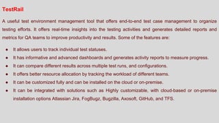 Top 5 it test environment management tools | PPTX