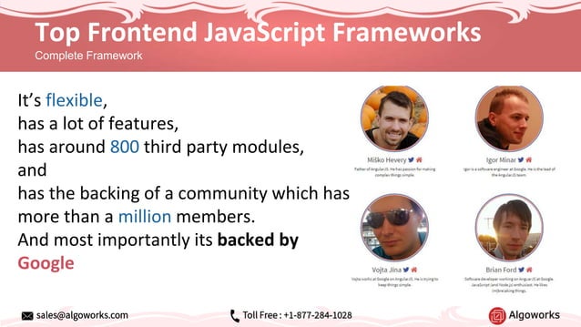 Top 5 Javascript Frameworks for Web and Mobile App Development | PPTX ...