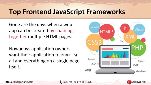 Top 5 Javascript Frameworks for Web and Mobile App Development | PPTX ...