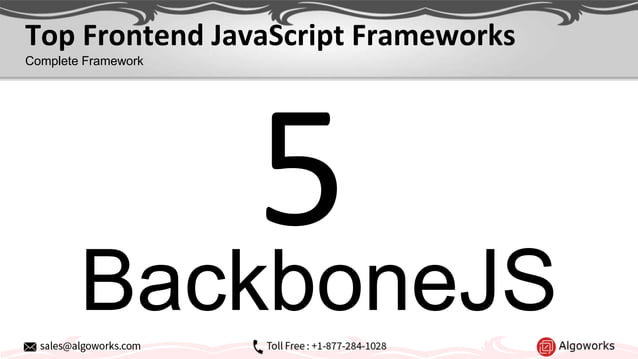 Top 5 Javascript Frameworks for Web and Mobile App Development | PPTX ...
