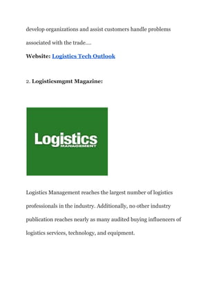 Top 5 Logistics and Supply chain Technology Magazines.pdf