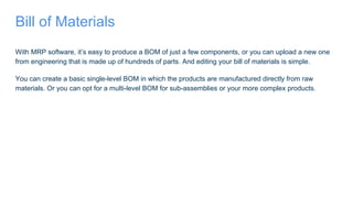 Top 5 manufacturing processes that will improve after implementing mrp ...