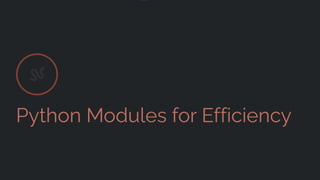 Top 5 Python Modules for Data Analytics | PPT