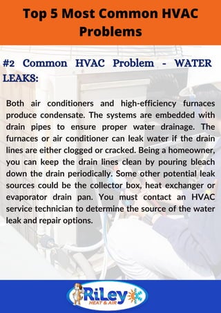 Top 5 most common hvac problems | PDF