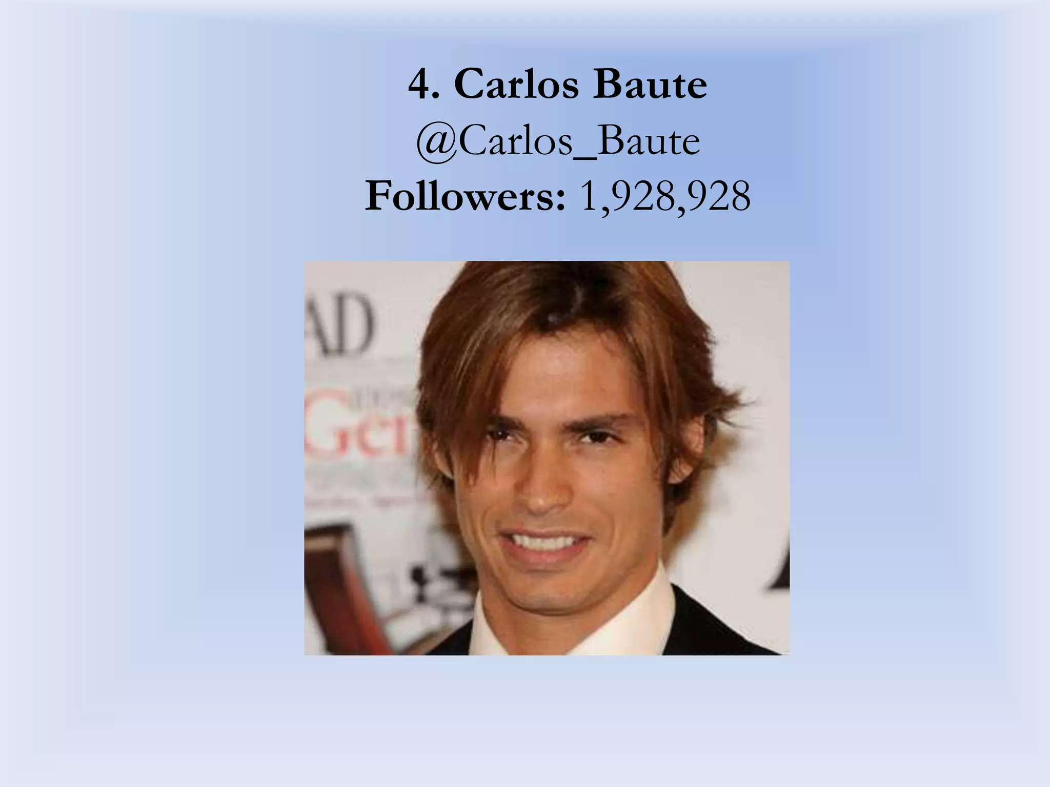 Top 5 most followed Venezuelan singers on Twitter | PPTX