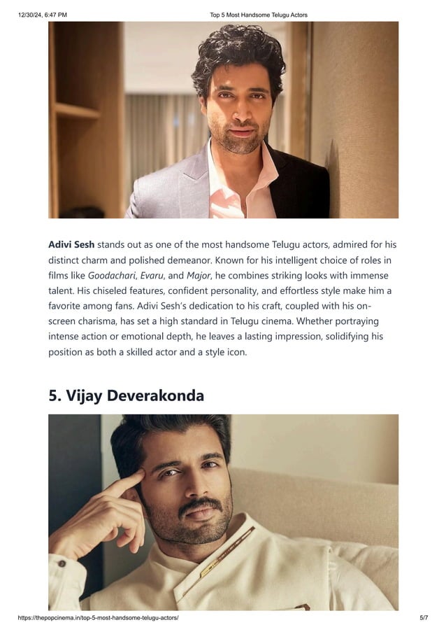 Top 5 Most Handsome Telugu Actors 2025.pdf