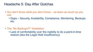 Top Five Office 365 Migration Headaches and How to Avoid Them | PDF