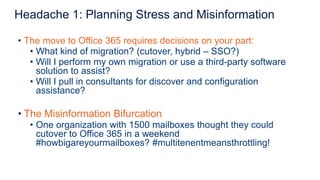 Top Five Office 365 Migration Headaches and How to Avoid Them | PDF