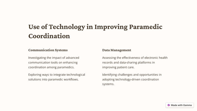 TOP 5 Paramedic Dissertation Topics For Students | PPT