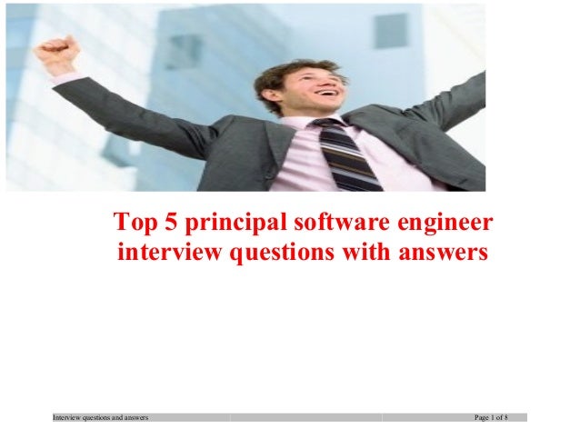 Top 5 principal software engineer interview questions with answers