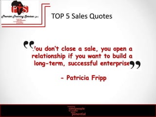 PTS Top 5 sales quotes | PPTX