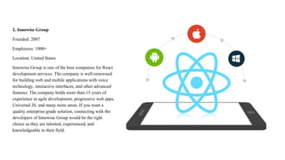 Top 5 React Development Companies in the USA - List is Out!.pptx