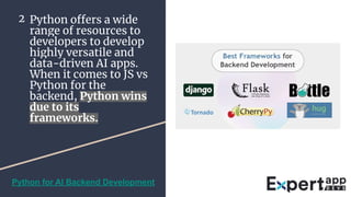 Top 5 Reasons to Choose Python for AI Backend Development | PPT