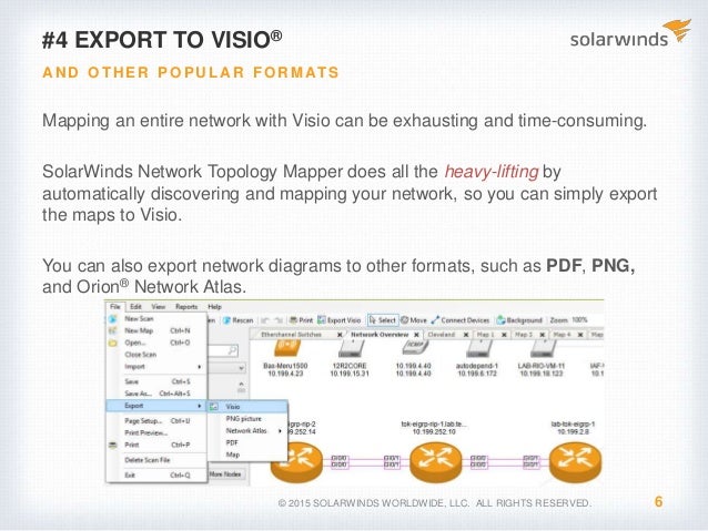 Top 5 Reasons to Use Solarwinds Network Topology Mapper