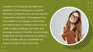 Top 5 Reasons Why Choose Civil Engineering as a Career | PDF | Civil ...