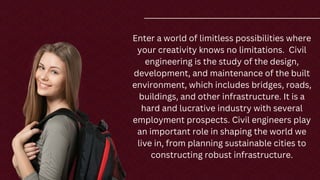 Top 5 Reasons to Pursue a Career in Civil Engineering | PPT