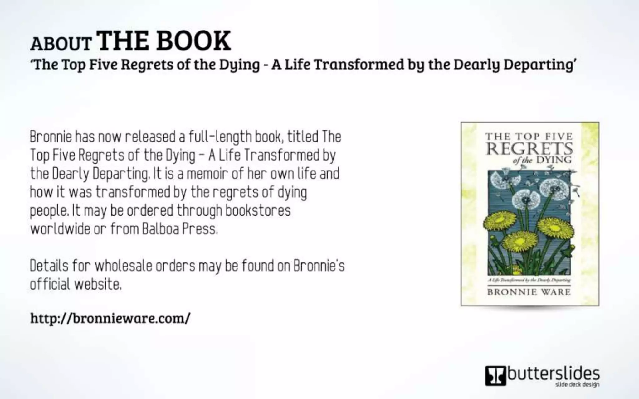 Top5 regrets of the dying | PPTX | Books and Literature