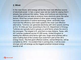 Top 5 renewable energy sources of near future | PPTX